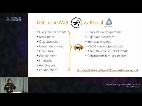 GitHub - UlyanaTikhonova/lionweb-rascal