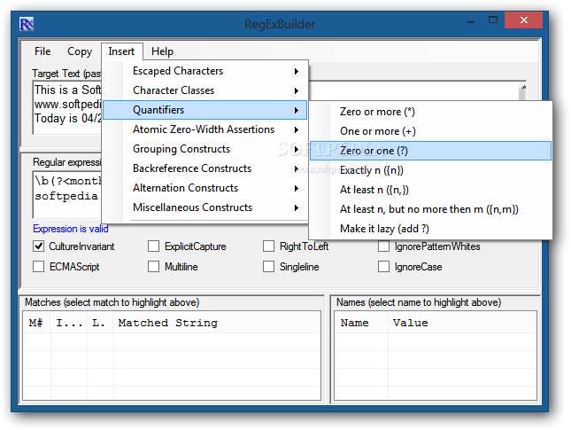 RegexBuilder — Simple Regex Creator & Tester for Windows · GitHub