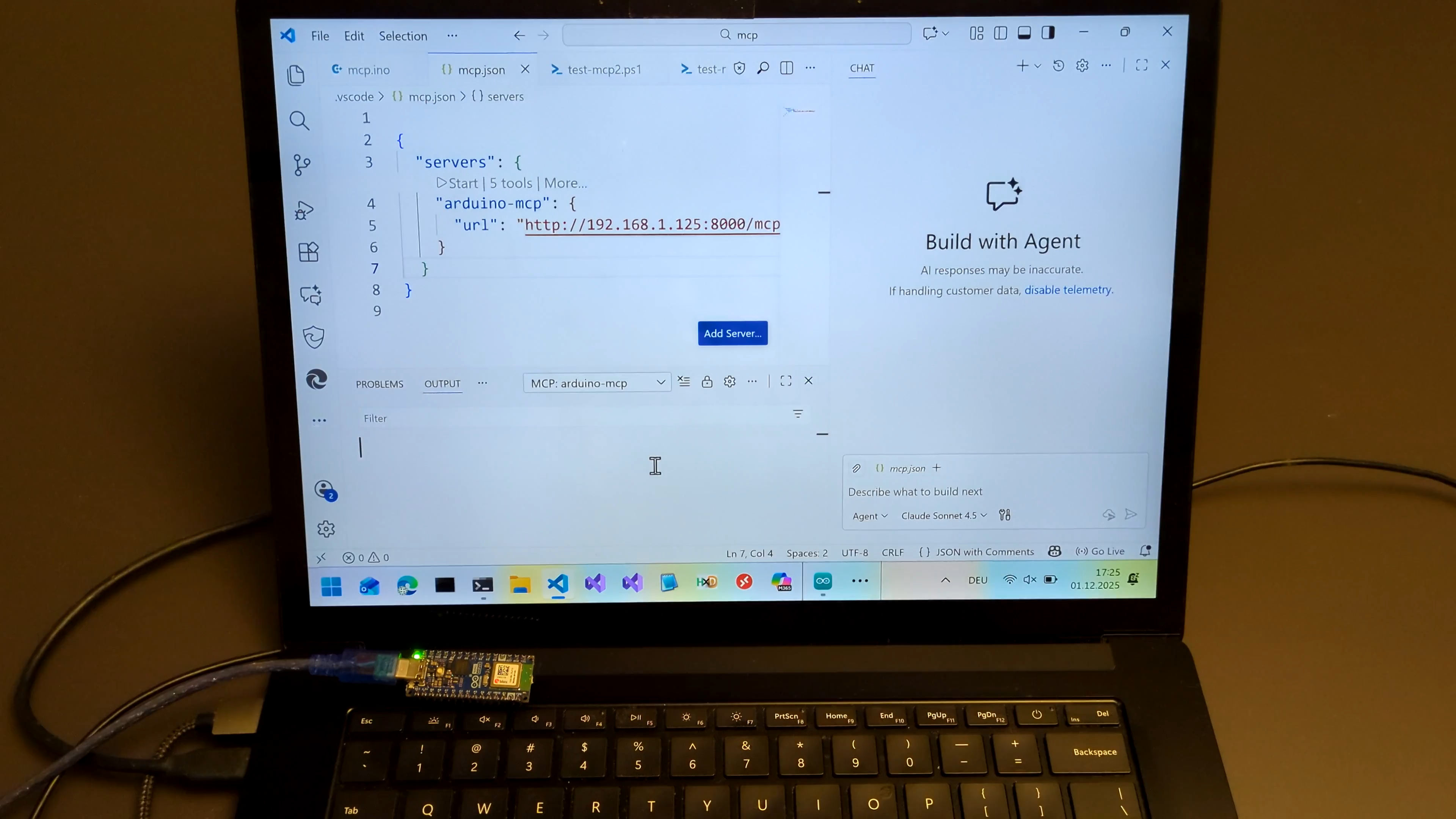 GitHub - jurgen178/esp32-mcp: Building an MCP Server on Arduino Nano ...