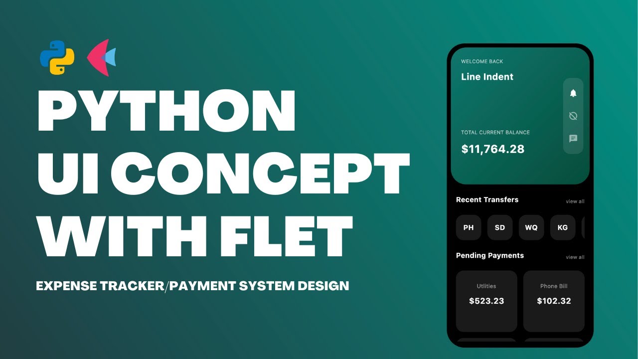 GitHub - ccopol/Flet-Expense-Tracker: Flet UI Concept With Python