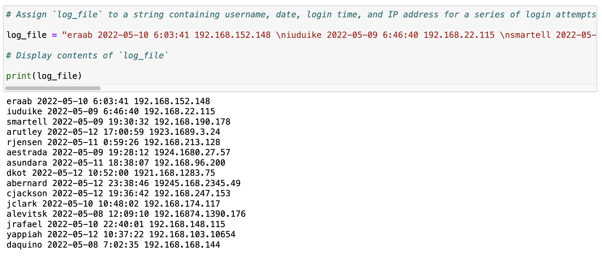 GitHub - eportillo3/expressions-for-patterns: In this lab, you'll write regular expressions to ...
