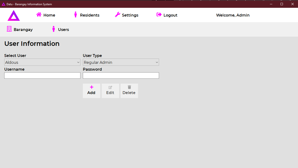 GitHub - arudeu/datu-barangay-information-system: Datu Barangay ...