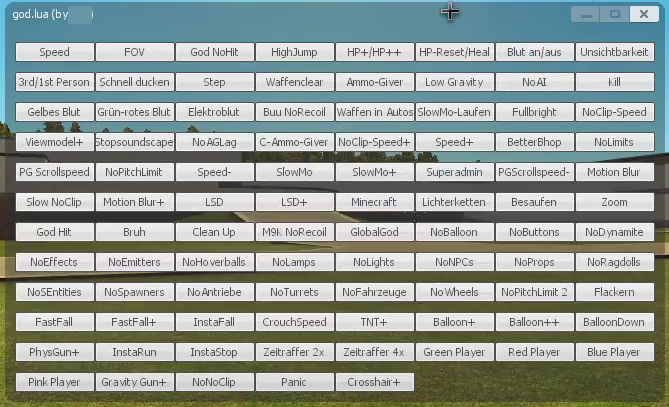 GitHub - GABRlEL/garrysmod: Garrys Mod Sandbox menu, codenamed god.lua