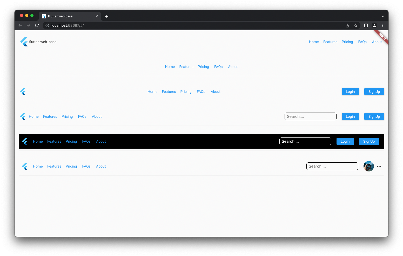 GitHub - tanmoy27112000/flutter_web_base: Flutter base is a library consisting of Flutter web ...