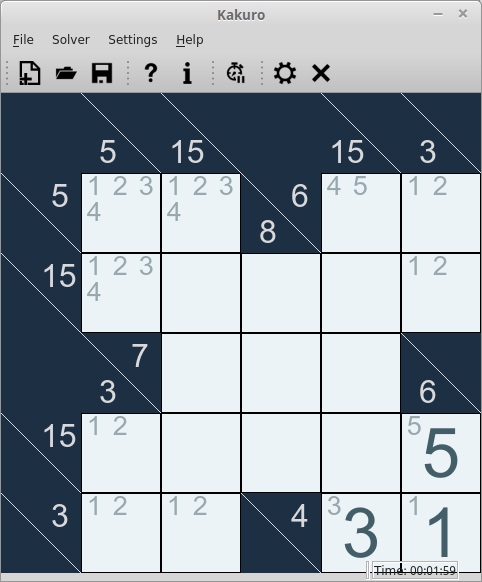 GitHub - ChrisMoutsos/kakuro: Kakuro application with a Qt GUI to play, solve, and generate ...