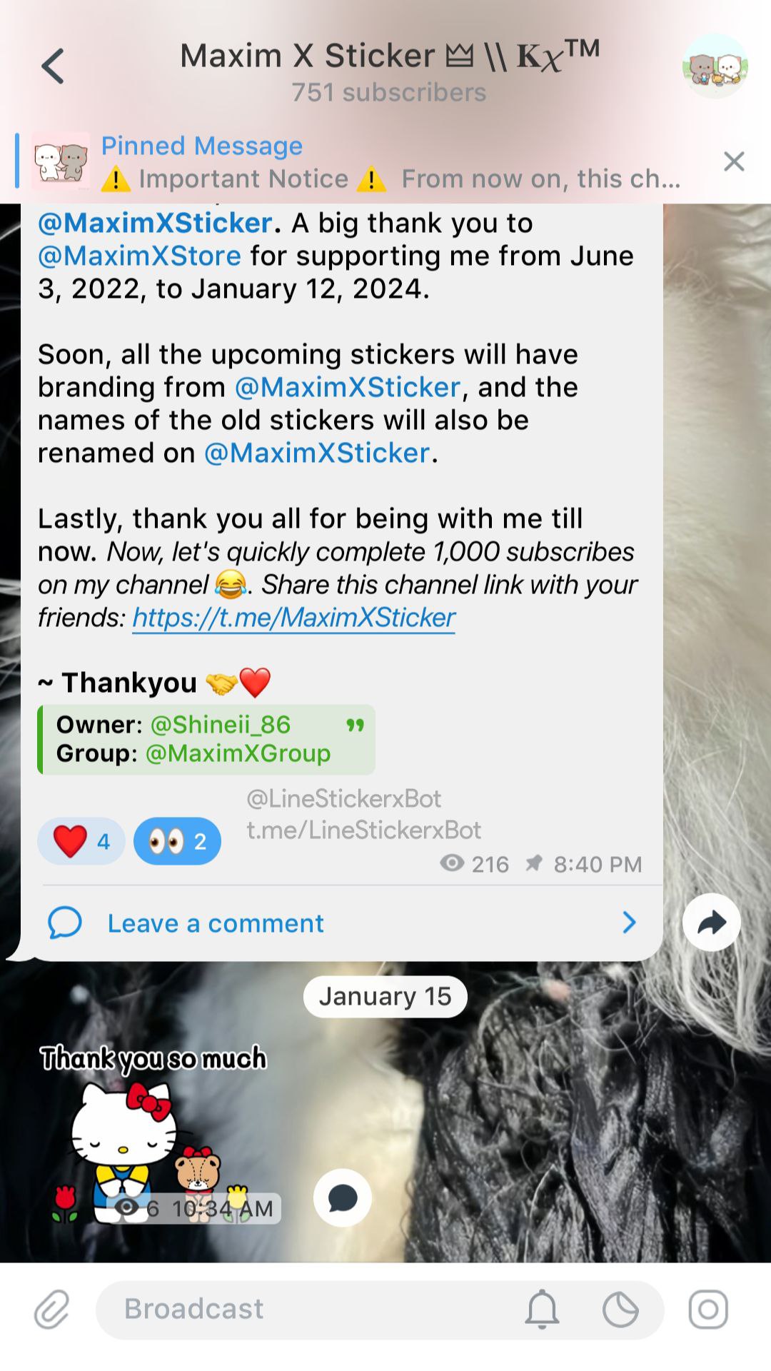 GitHub - Shikimoriix/LineStickerxBot: Telegram Bot Repository for LINE/Kakaotalk Stickers Requests.