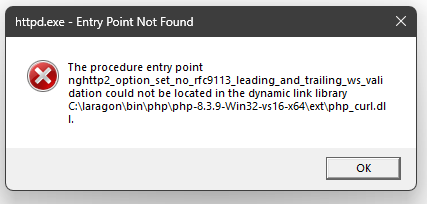 Upgraded php - error message · leokhoa laragon · Discussion #835 · GitHub