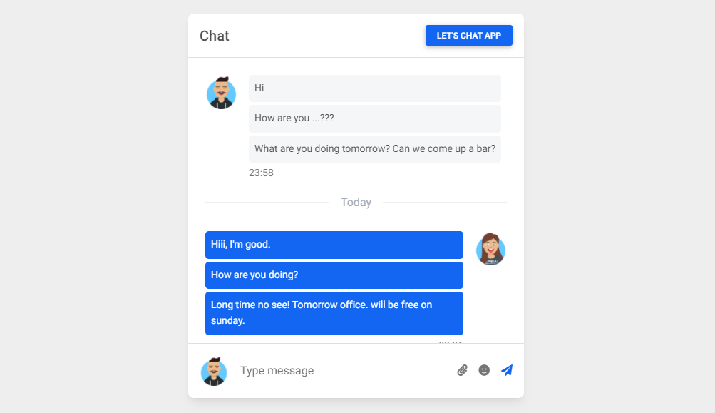 GitHub - mdbootstrap/bootstrap-chat: Responsive Chat built with ...
