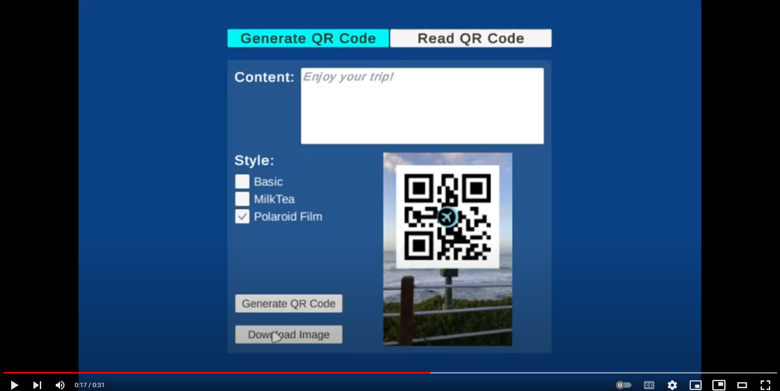 GitHub - EllenGYY/Unity3D-QR-Code-Sharing-System: A cross platform Unity3D Artistic QR Code ...