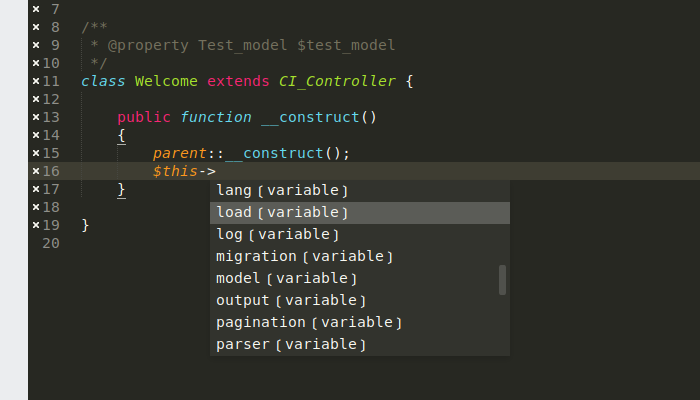 GitHub - natanfelles/codeigniter-code-completion-for-sublimecodeintel: CodeIgniter Code ...