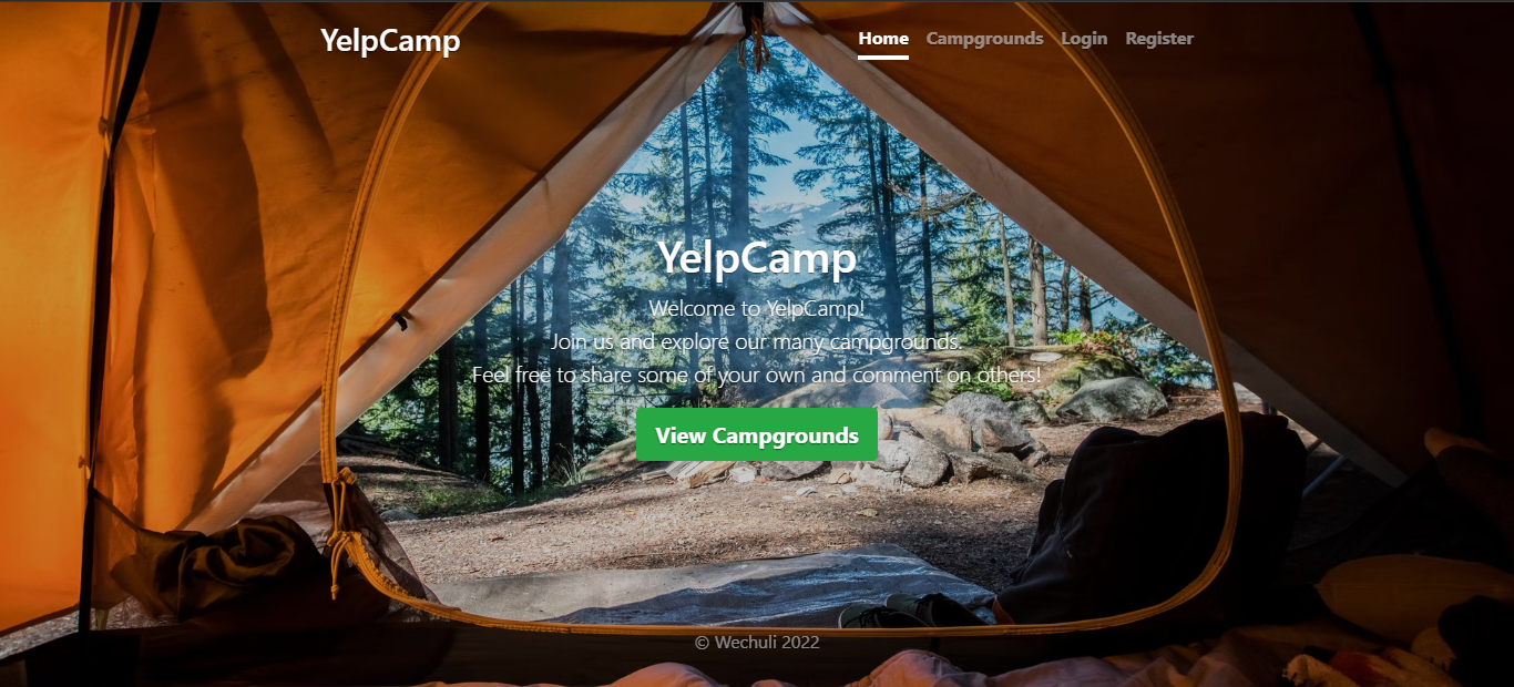 GitHub - wechulisimiyu/Yelpcamp: This is a web application where users can create and review ...