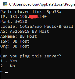 GitHub - jhonnywalkerdev/cfx-ip-resolver: Resolve FiveM server IP adress by cfx.re connection link