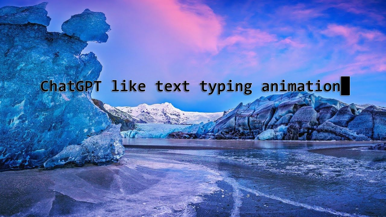 GitHub - blank-yt/ChatGPT-Text-Typing-Effect-Animation-using-HTML-CSS ...