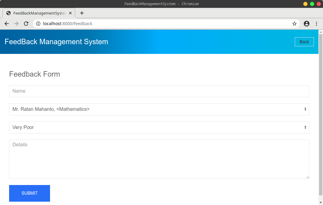 GitHub - coderj001/simple-feedback-management-system-django: This ...
