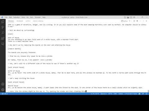 GitHub - ethan-w-roland/ai-interactive-fiction: AI Powered Interactive Fiction for Inform games