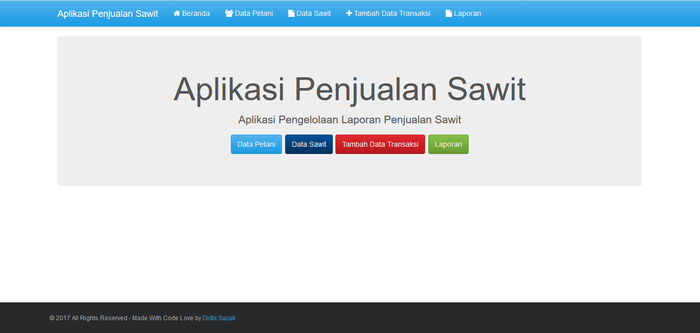 GitHub - didiksazali/sawit: Aplikasi perhitungan penjualan sawit sederhana menggunakan PHP MySQLi
