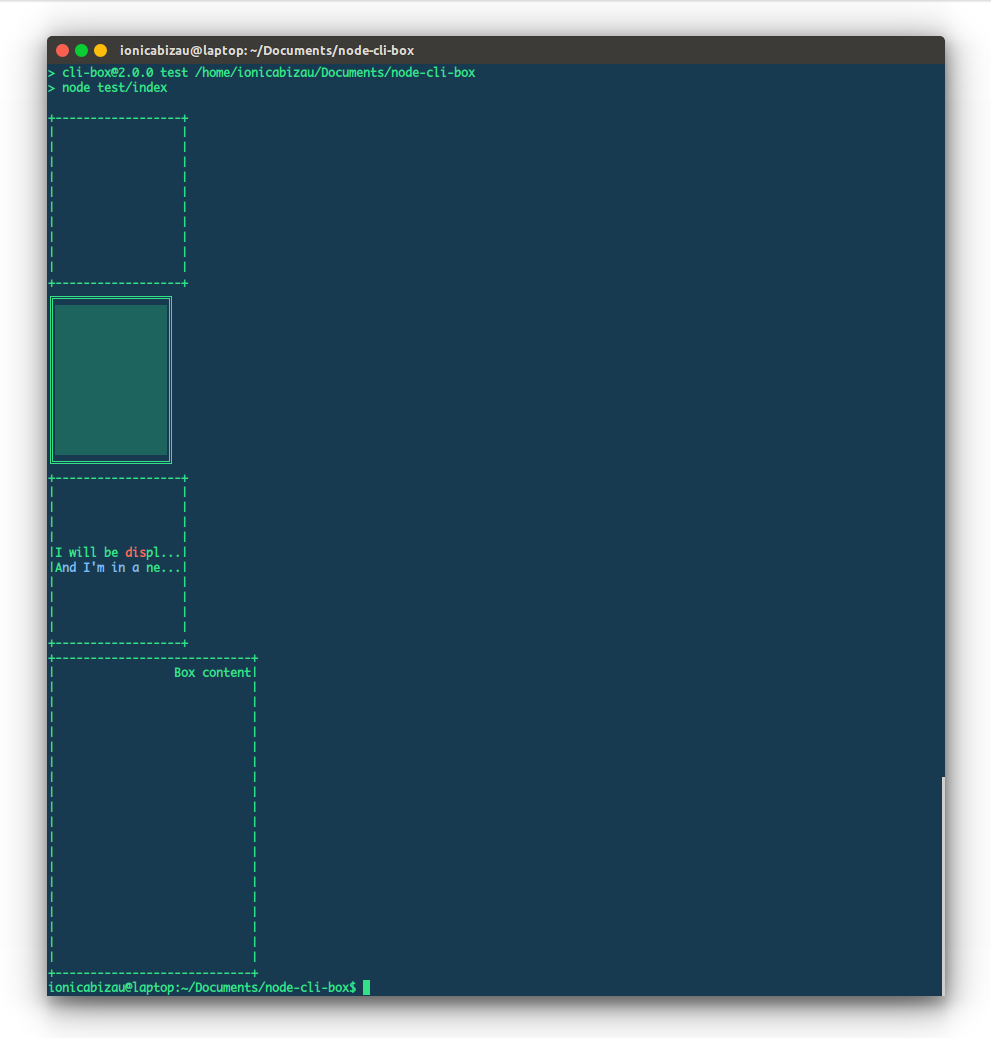 GitHub - IonicaBizau/node-cli-box: :rat: A library to generate ASCII boxes via NodeJS