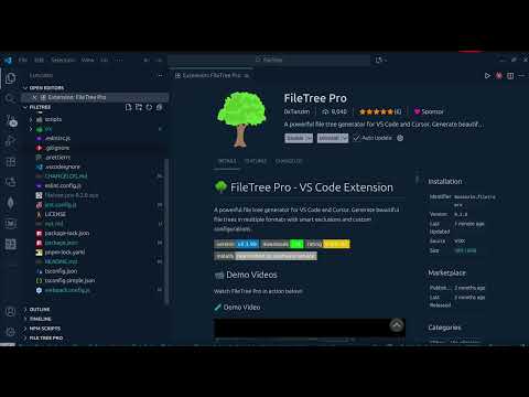 Github 0xtanzim Filetree Pro Filetree Pro Vs Code Extension