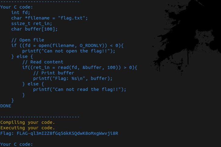 RingZer0-CTF-Writeup/JailEscaping/C Jail/C Jail 1/Level 1.md at master · NotSurprised/RingZer0 ...