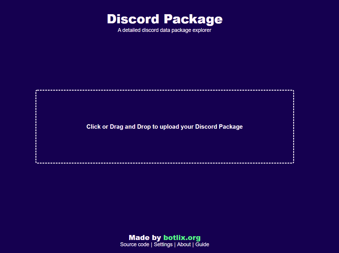 GitHub - peterhanania/discord-package-old: A more detailed discord data package explorer ...