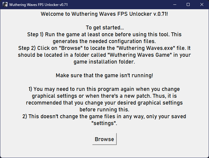GitHub - WakuWakuPadoru/WuWa_Simple_FPSUnlocker: A simple FPS Unlocking Tool built for Wuthering ...