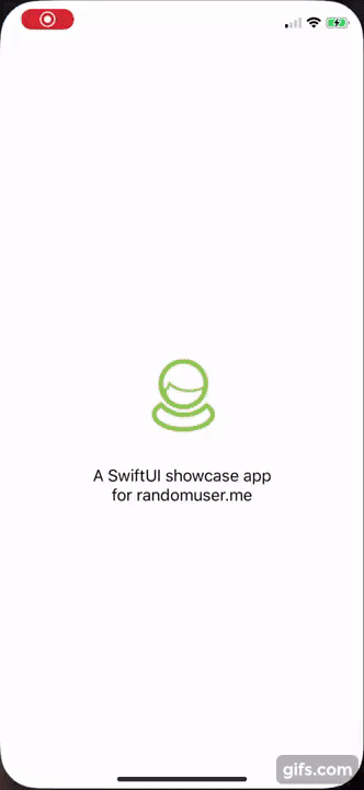 GitHub - haoming/RandomUser: A SwiftUI demo for randomuser.me implemented in the MVVM pattern ...