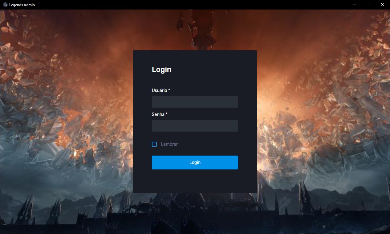 GitHub - AzerothLegends/legends-admin-client