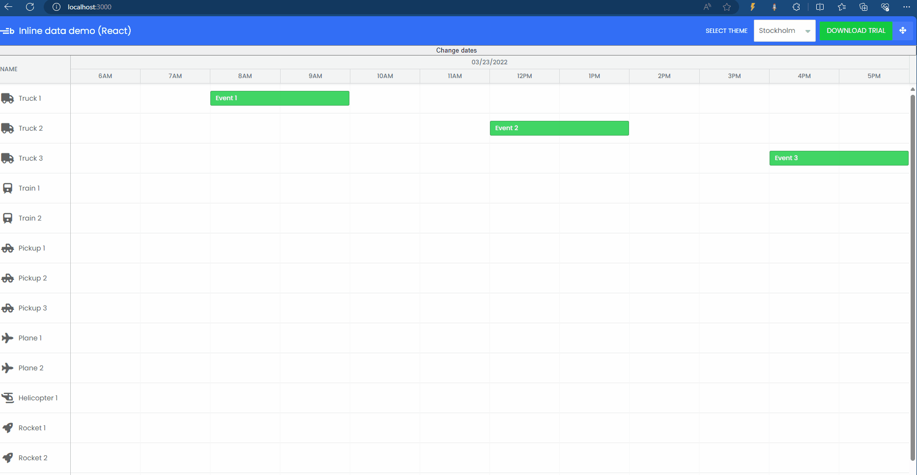 [REACT] Drop Artifacts Created When constrainDragToTimeline is false · Issue #9383 · bryntum ...
