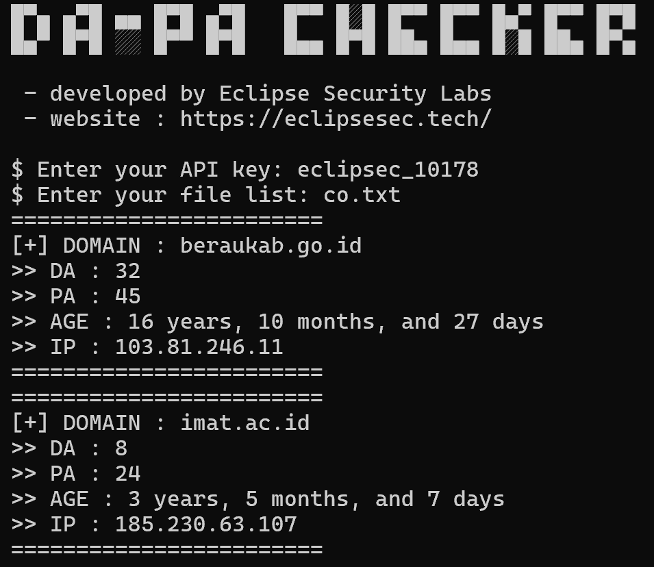 GitHub - eclibesec/dapa_checker