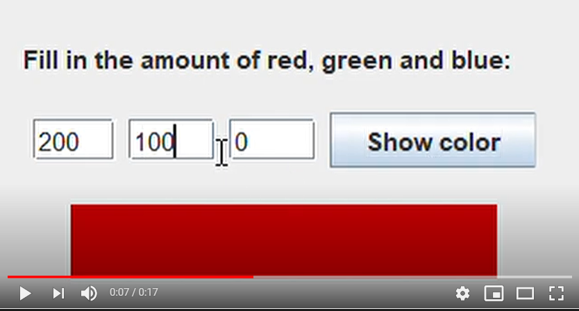 GitHub - isomoth/RGBdisplay: Type in an RGB value to see its visual ...