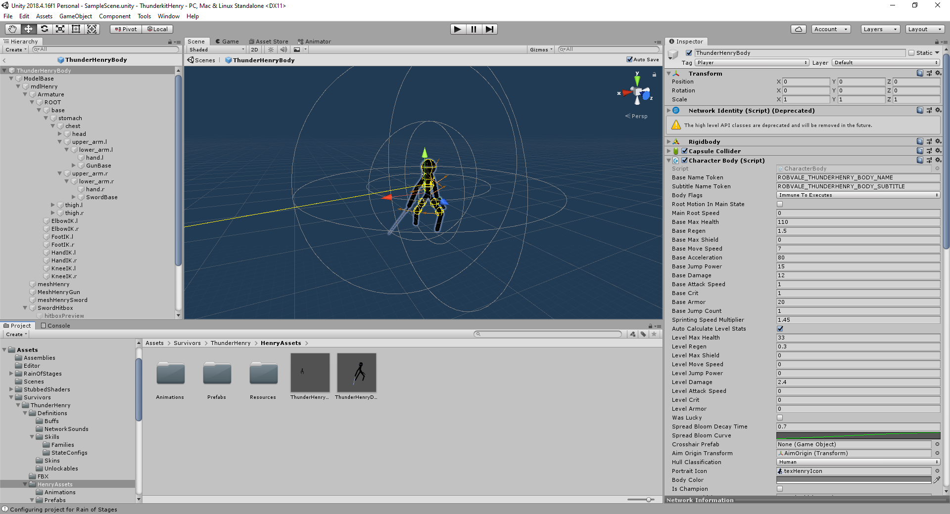 Creating Survivors with ThunderHenry - Vale-X/Thunderkit-Henry GitHub Wiki