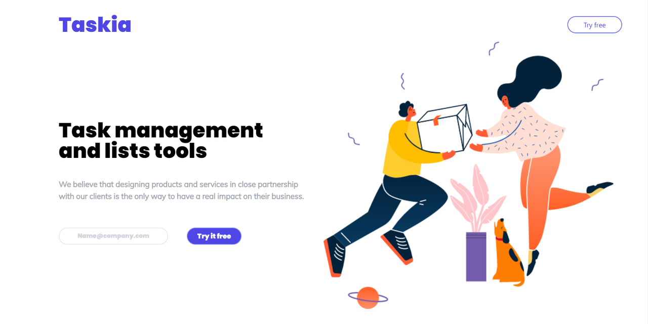 GitHub - poornima-taranath/company-template: A modern looking responsive website using tailwind