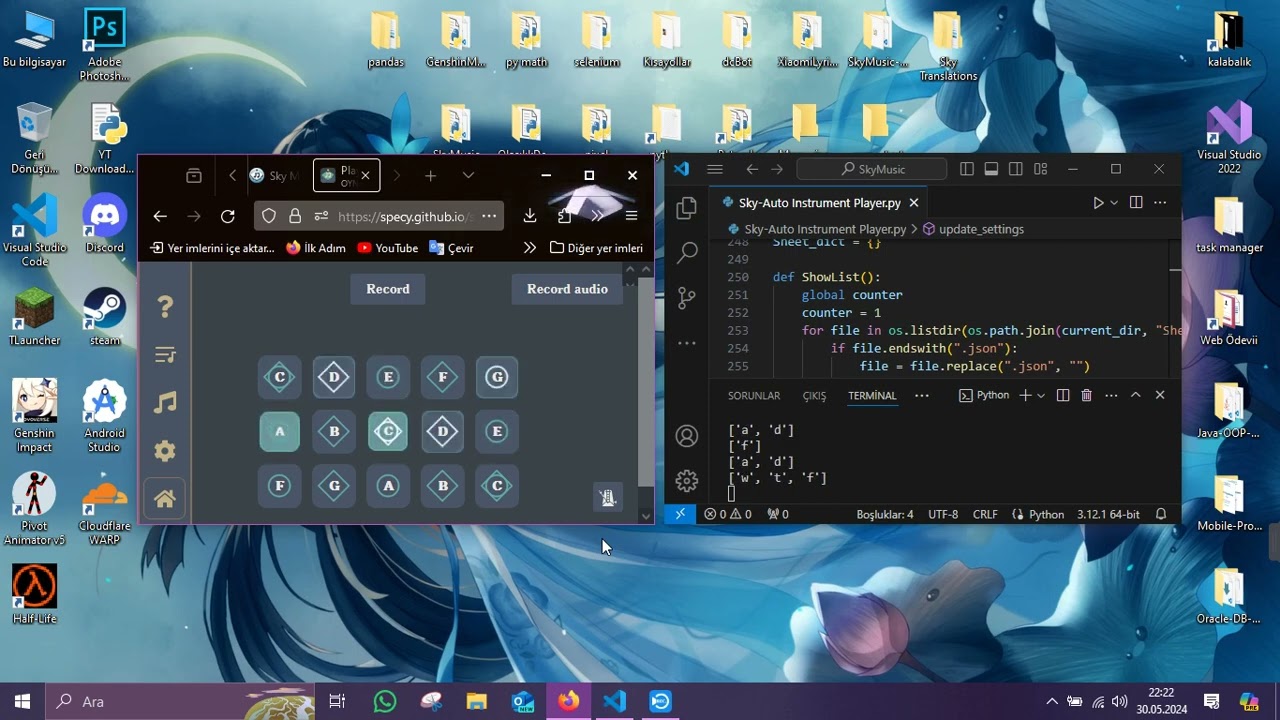 GitHub - MERT-CKR/Sky-Instrument-Player: An auto Instrument player that works in Sky:Children of ...