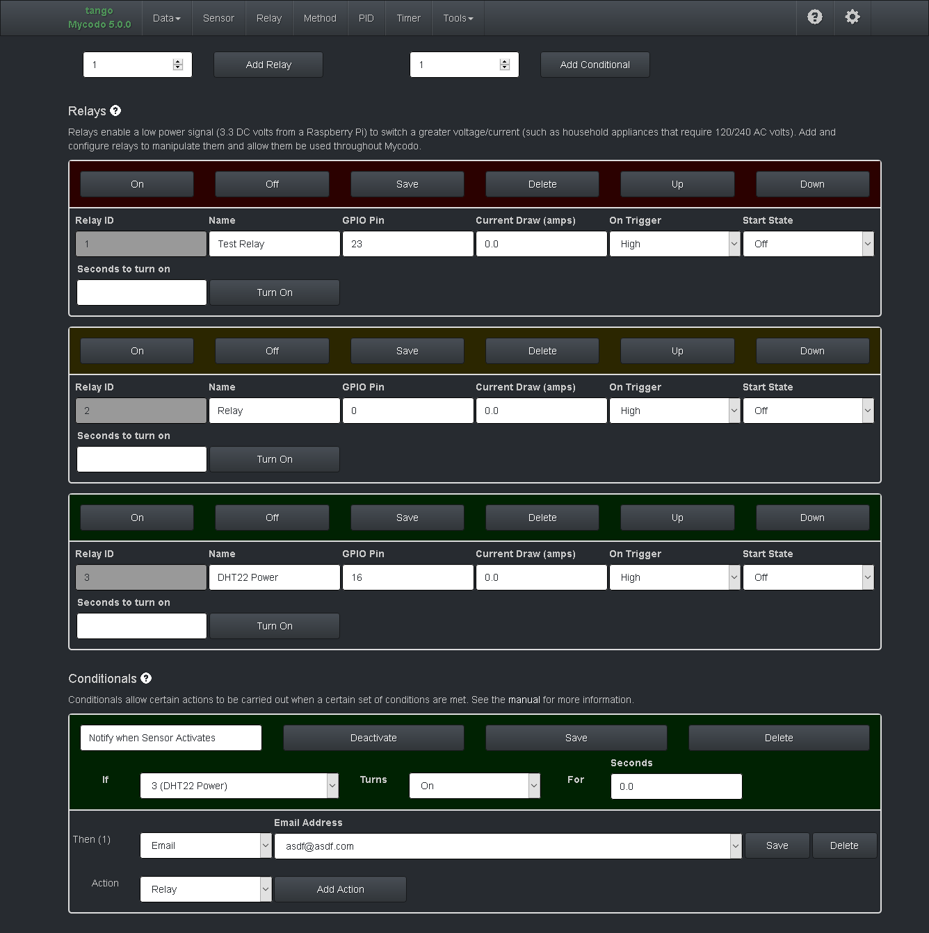 Screenshots · kizniche/Mycodo Wiki · GitHub