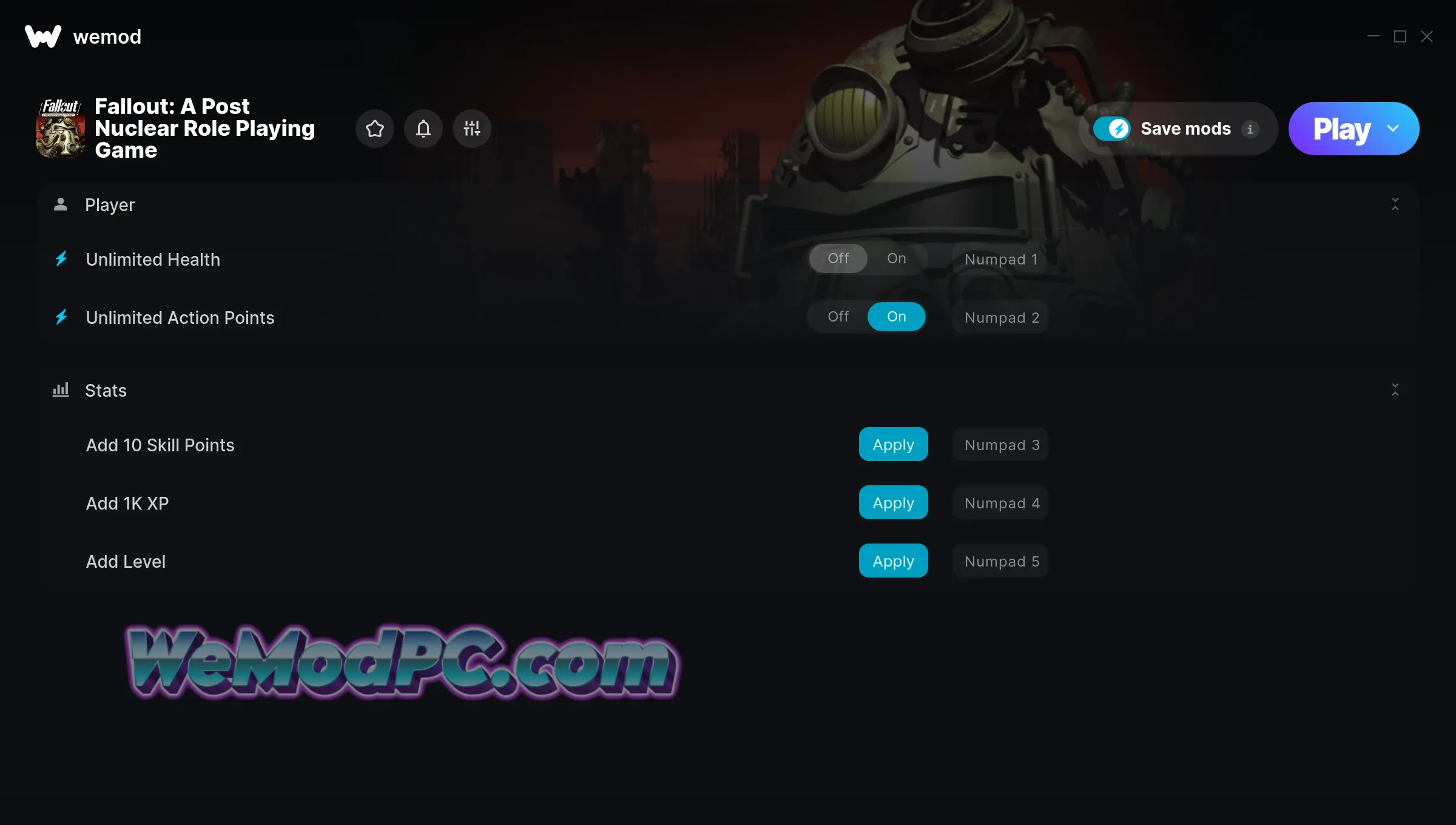 GitHub - luminorena-marvn/Fallout-mod-add-ten-points: Fallout pc one thousand, Role Playing ...