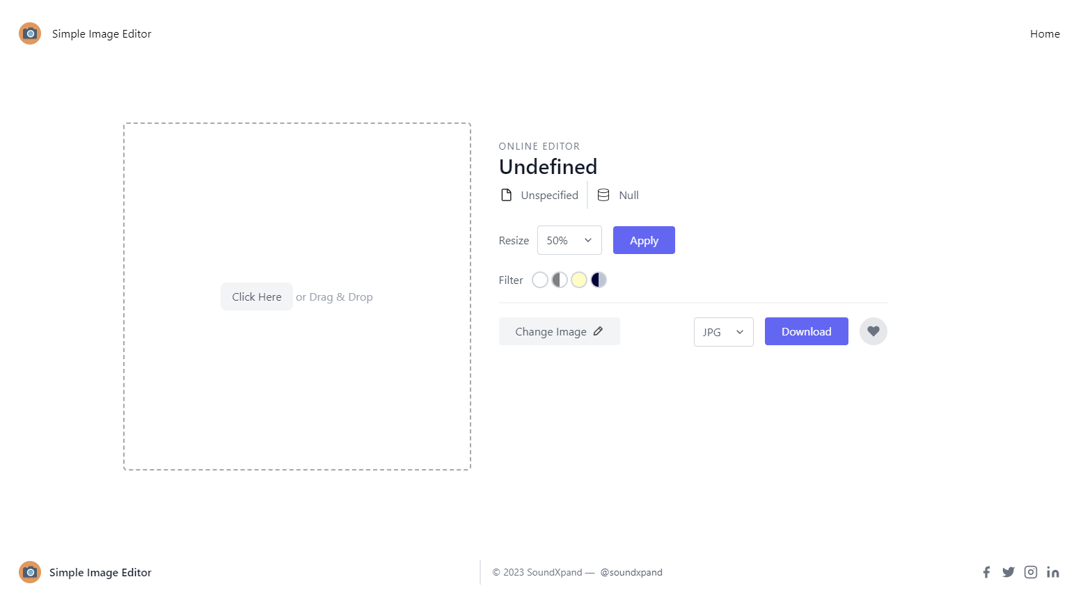 GitHub - SoundXpand/Simple-Image-Editor: Simple Image Editor with Filters and Resize