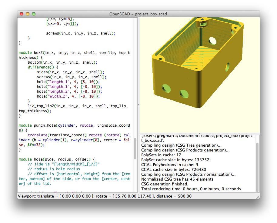 GitHub - gregmarra/project_box: Parametric OpenSCAD project box that's ...