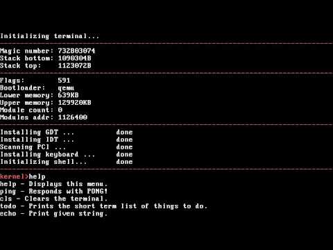 GitHub - Geniusum/kernel-1: A very simple kernel with terminal driver, written in C and assembly ...