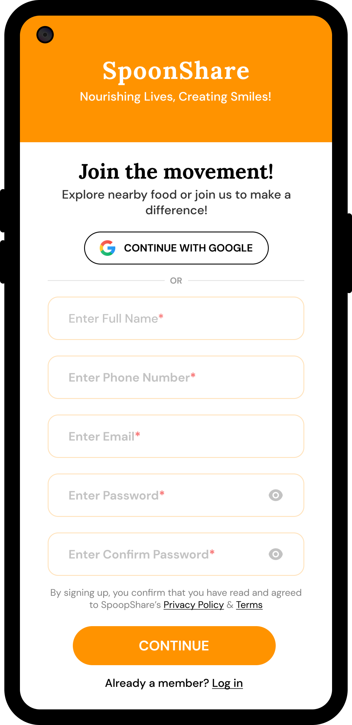 GitHub - shuence/SpoonShare: SpoonShare: An app connecting users to share free food, donate, and ...