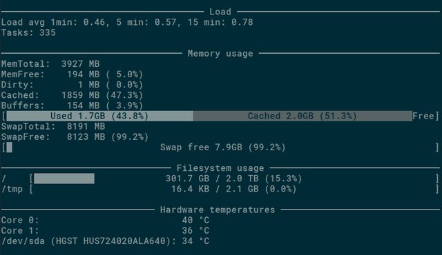 GitHub - desbma/motd: Dynamically generate system information for MOTD SSH banner
