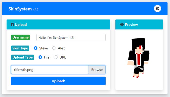 GitHub - SkinsRestorer/SkinSystem: The Minecraft SkinSystem for ...