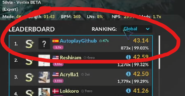 GitHub - xenocrisis/Quaver-Autoplay: Quaver rhythm game autoplay script. [THIS NOT A EXPLOIT ...