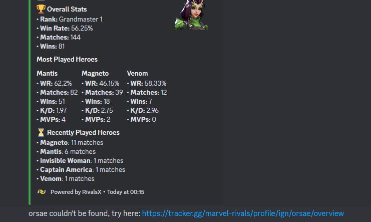 GitHub - brian-rd/RivalsX: A Discord bot for fetching and displaying player statistics from ...