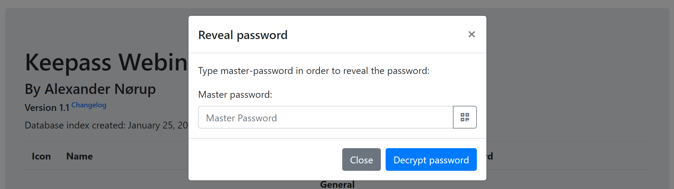 GitHub - AlexanderNorup/KeePassWebInterface: A pure PHP interface for ...