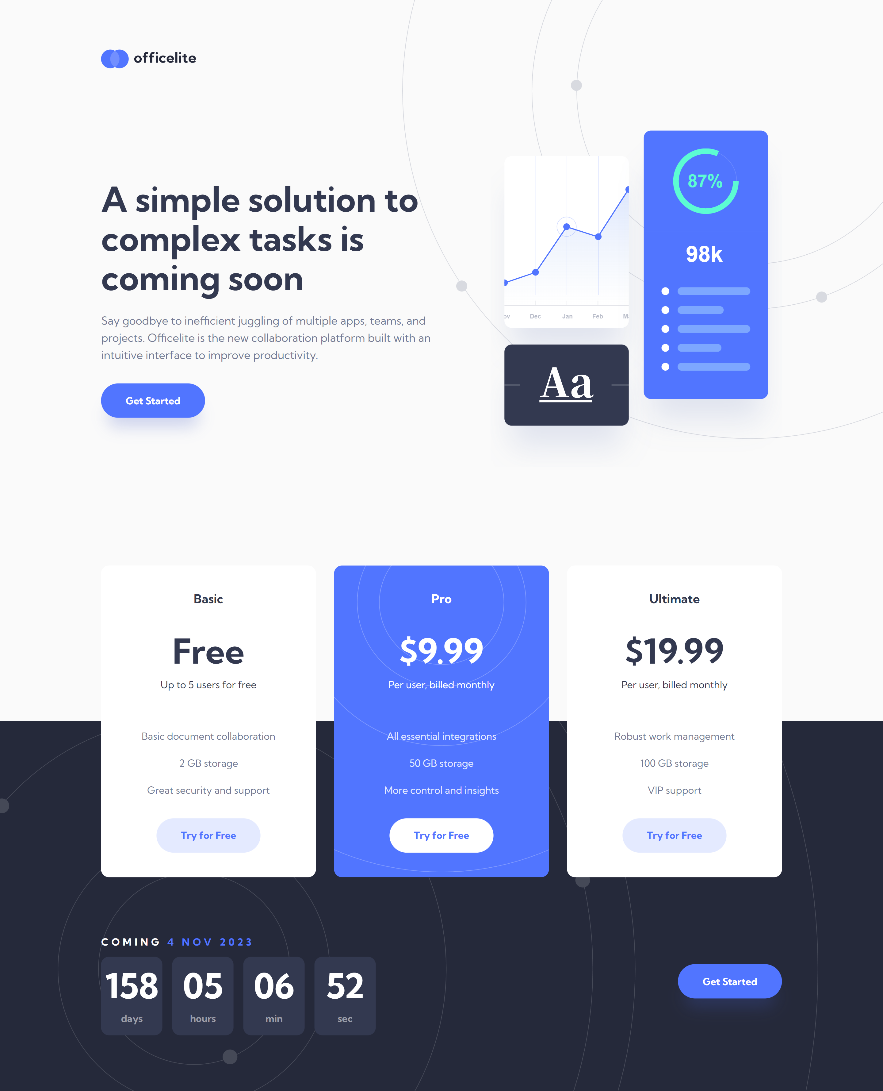 GitHub - lumiuko/officelite-coming-soon: Frontend Mentor Challenge (Junior level)