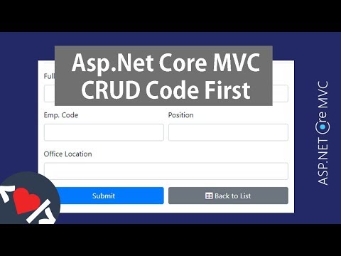 GitHub - CodAffection/Asp.Net-Core-MVC-CRUD-with-EF-Core: Asp.Net Core MVC CRUD with EF Core