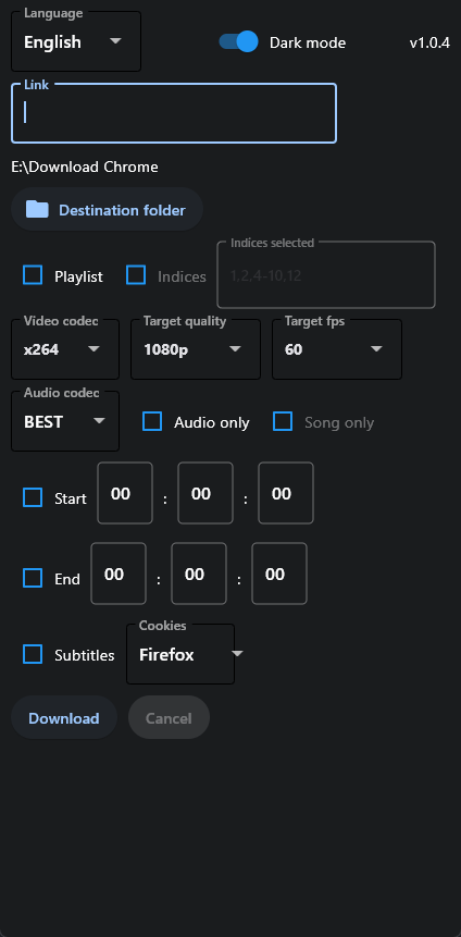 GitHub - Kenshin9977/video-dl: A GUI for yt-dlp that aims to simplify ...