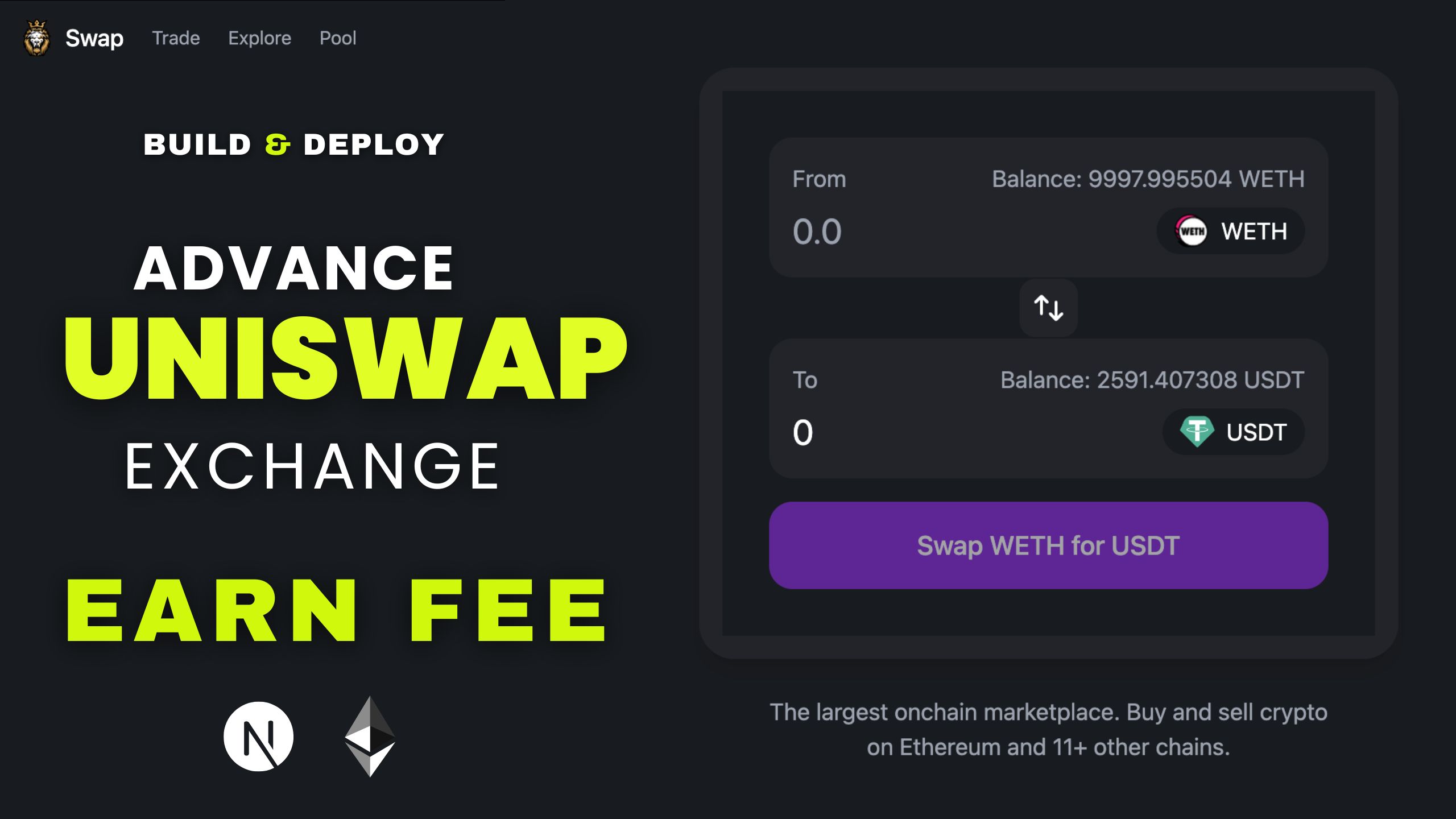 GitHub - daulathussain/Uniswap-Advance-Swap-Starter-file