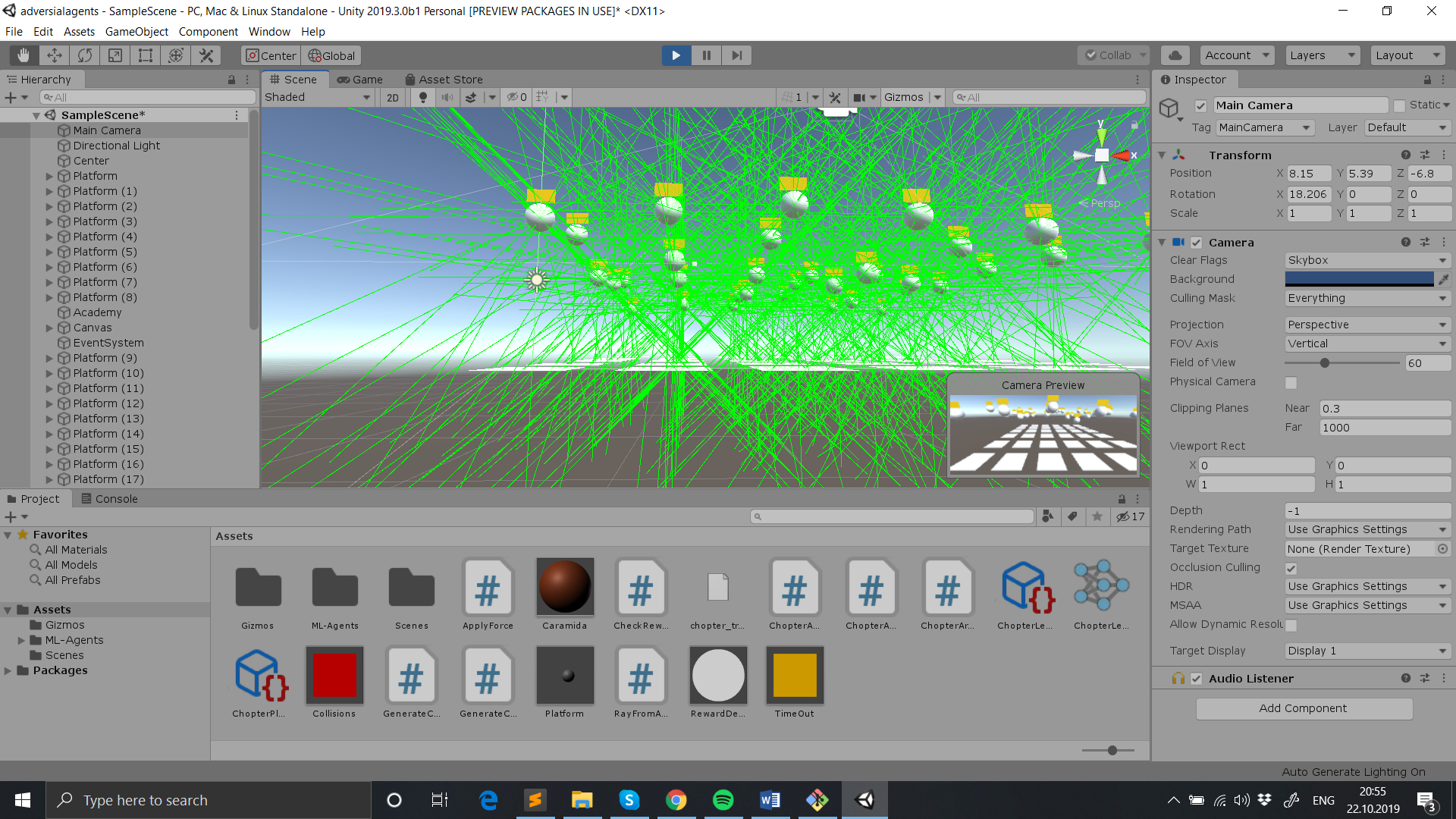 GitHub - ionutsoran/MLAgentsProject: A unity project using the ML ...