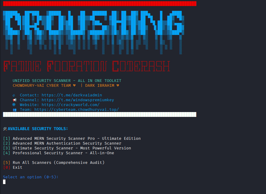 GitHub - chowdhuryvai/unified_web_security_scanner_powerfull_tools: Any Type Website ...